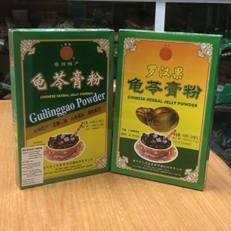 THREE COINS Gui Ling Gao Powder Luo Han Guo Box 100g 三钱牌龟苓膏粉 Herbal ...