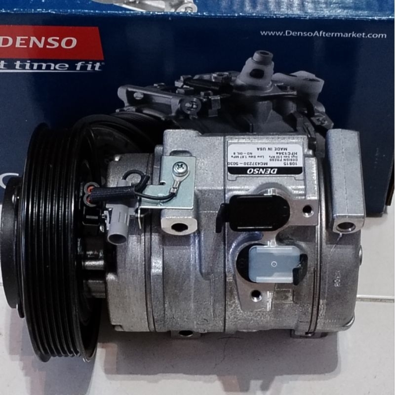 TOYOTA ALTIS 2003-2007 (NO SWITCH) 10S15L 6PK AIRCOND COMPRESSOR (DENSO ...