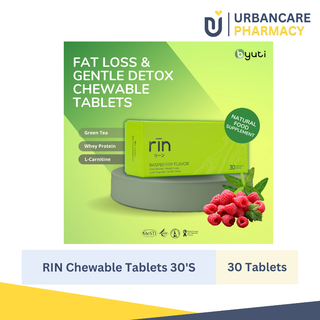 RIN Natural Weight Loss Detox Chewable Tablets 30'S | Shopee Malaysia