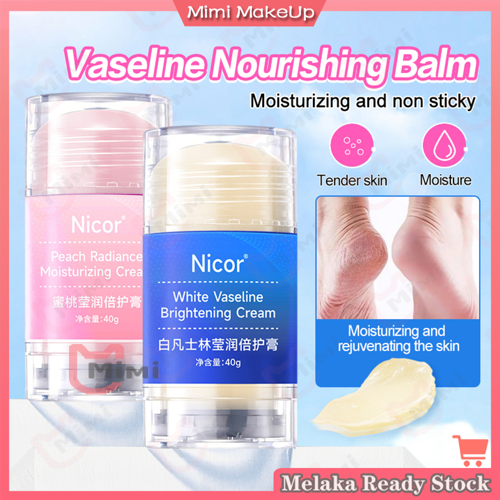 🔥Nicor 凡士林防干裂棒 Vaseline Lotion Stick Vaseline Cream Hand Foot Cream ...