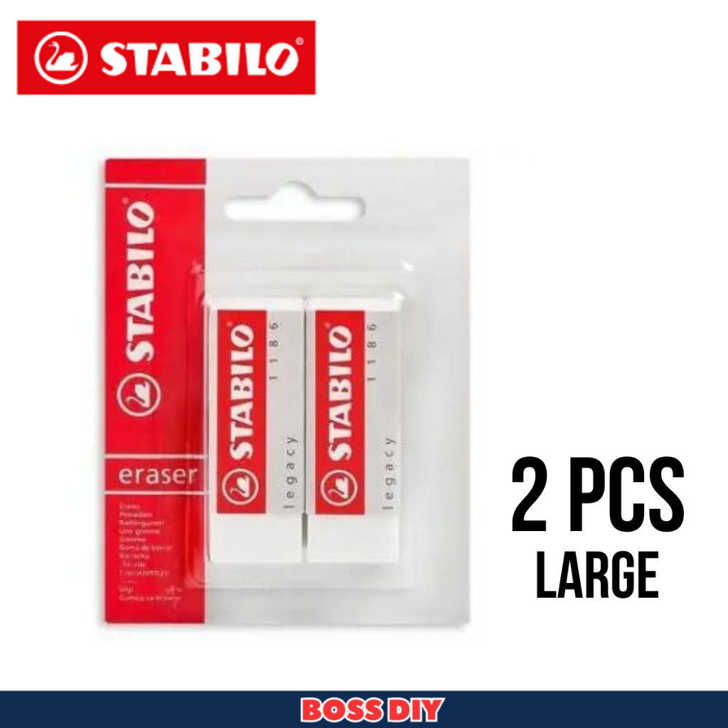 Stabilo 1186 Legacy Eraser / Rubber / Pemadam Office / School Use ( 2 ...