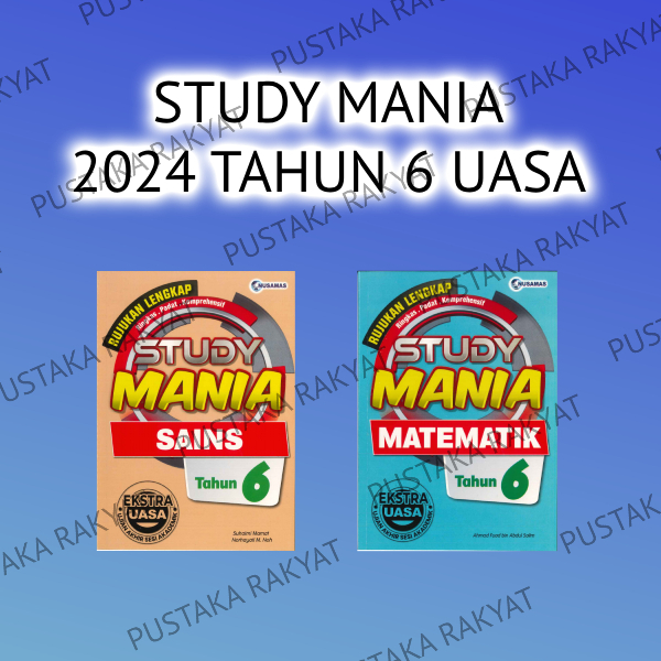 2024 BUKU RUJUKAN STUDY MANIA TAHUN 6 NUSAMAS | Shopee Malaysia