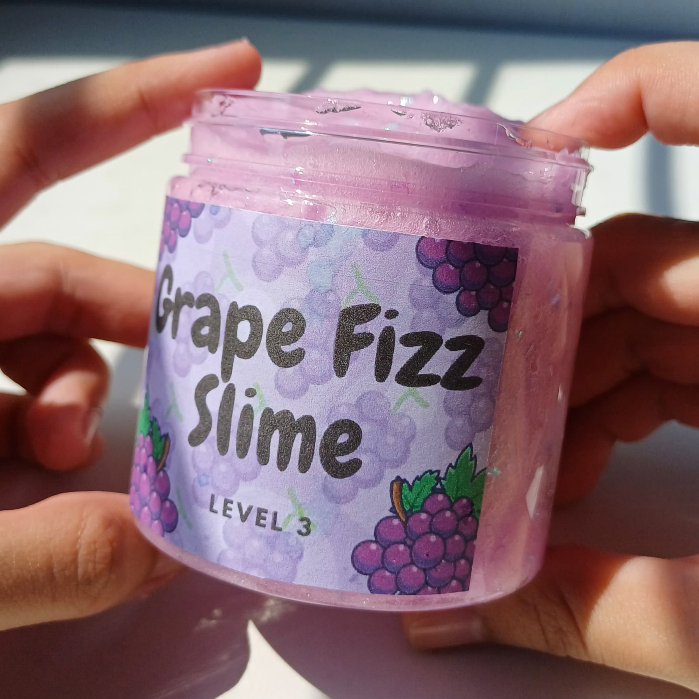 Grape Fizz Slime 200ml and other slimes [tiktok:Gerry Slimes] | Shopee ...