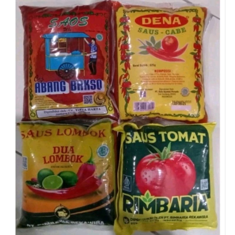 SOS CHILI TOMAT_ SAUS KHAS INDONESIA PAKET ASLI - CAP ABANG | Shopee ...