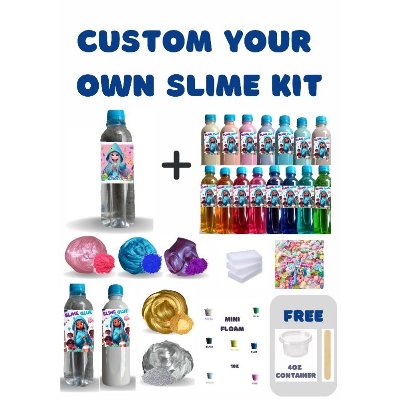 Custom Slime Kit DIY | Shopee Malaysia