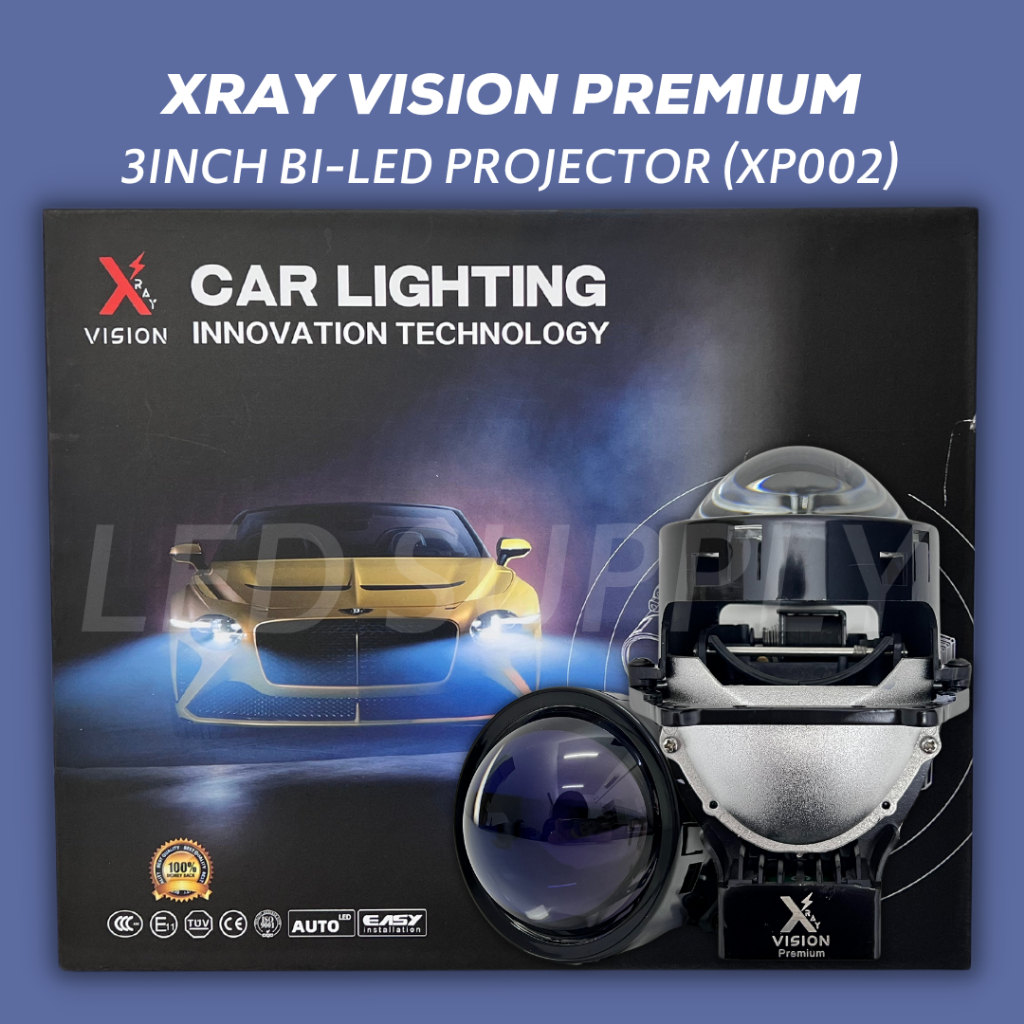 XRAY VISION PREMIUM 3INCH BI-LED HEADLIGHT SYSTEM HEADLAMP PROJECTOR | Shopee Malaysia