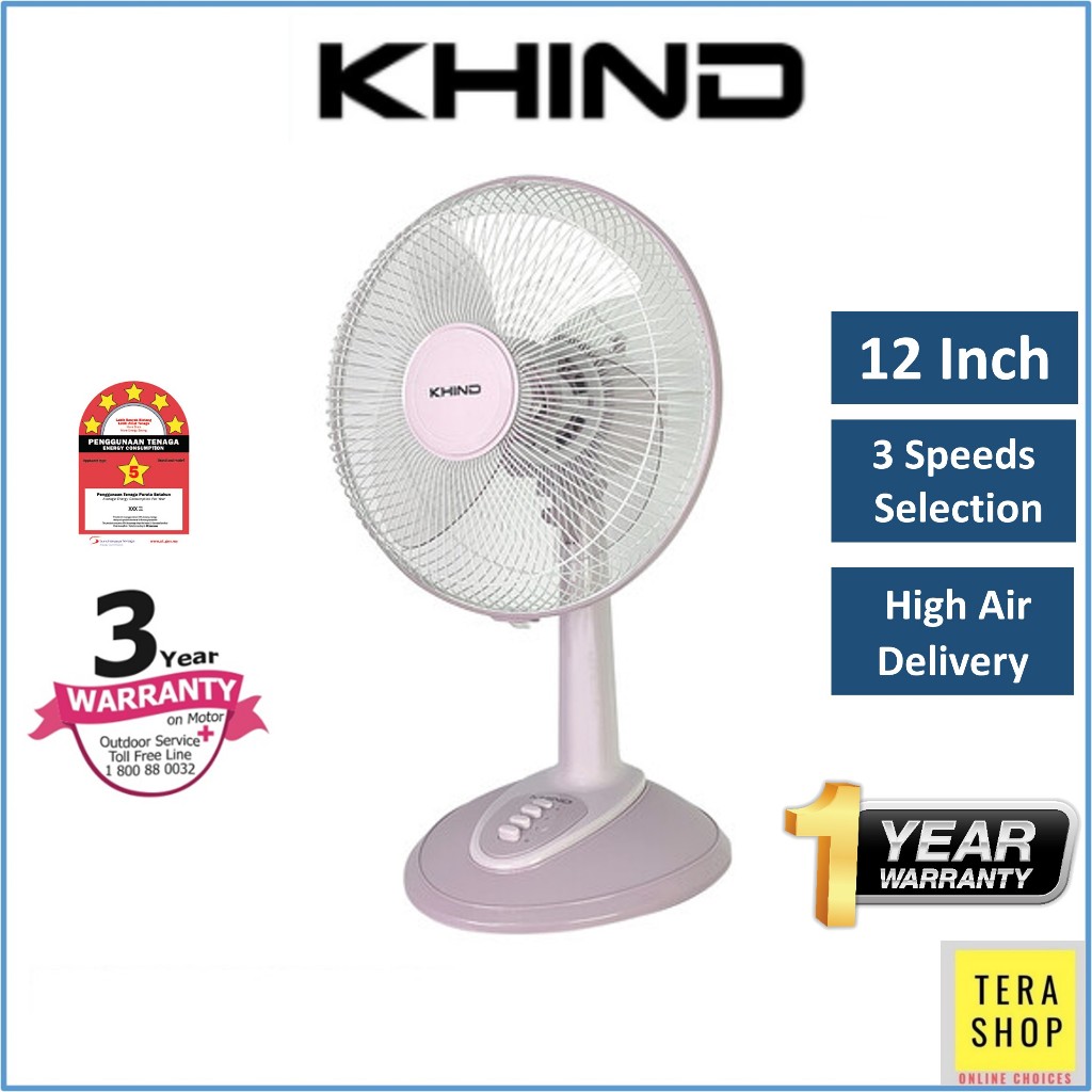 Khind TF1210SE 12" Table Fan Kipas Angin Meja | Shopee Malaysia