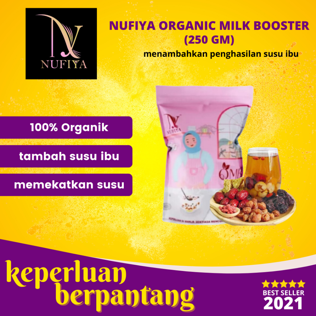 NUFIYA | KEPERLUAN BERPANTANG | ORGANIC MILK BOOSTER NUFIYA | MENAMBAH ...