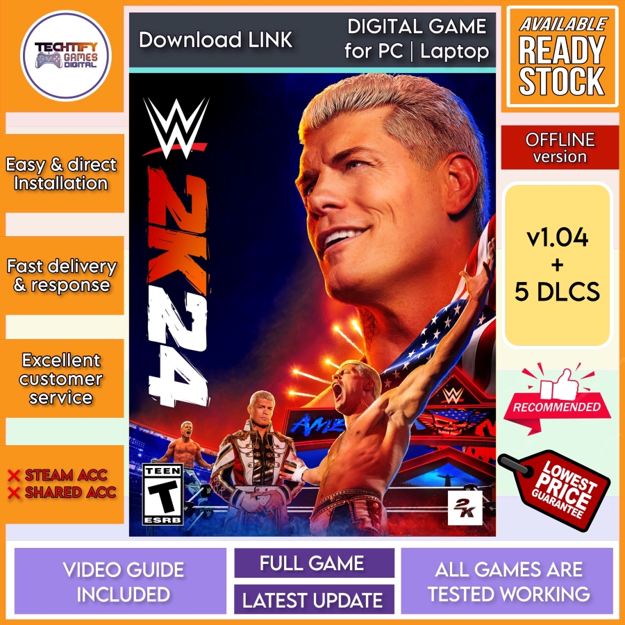 [PC Game] WWE 2K24 Deluxe Edition (v1.04 + 5 DLCs) - Offline [Download ...