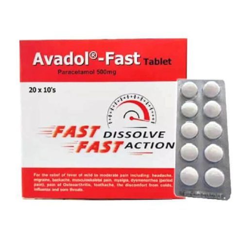 AVADOL-FAST TABLET 500MG 10'S | Shopee Malaysia