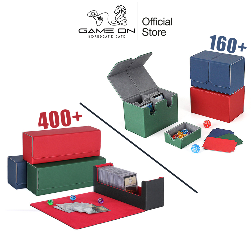Deck Box Casing 160+/400+ Cards PU Leather Ready Stock Top Load Storage ...