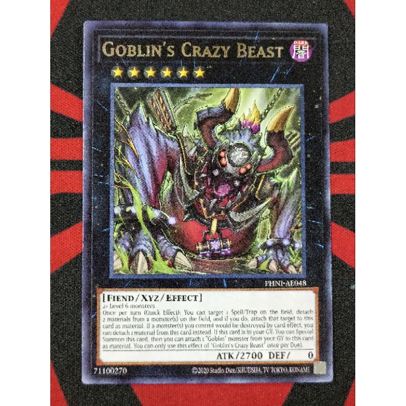 YUGIOH KONAMI PHNI-AE048 Goblin's Crazy Beast (Rare) | Shopee Malaysia