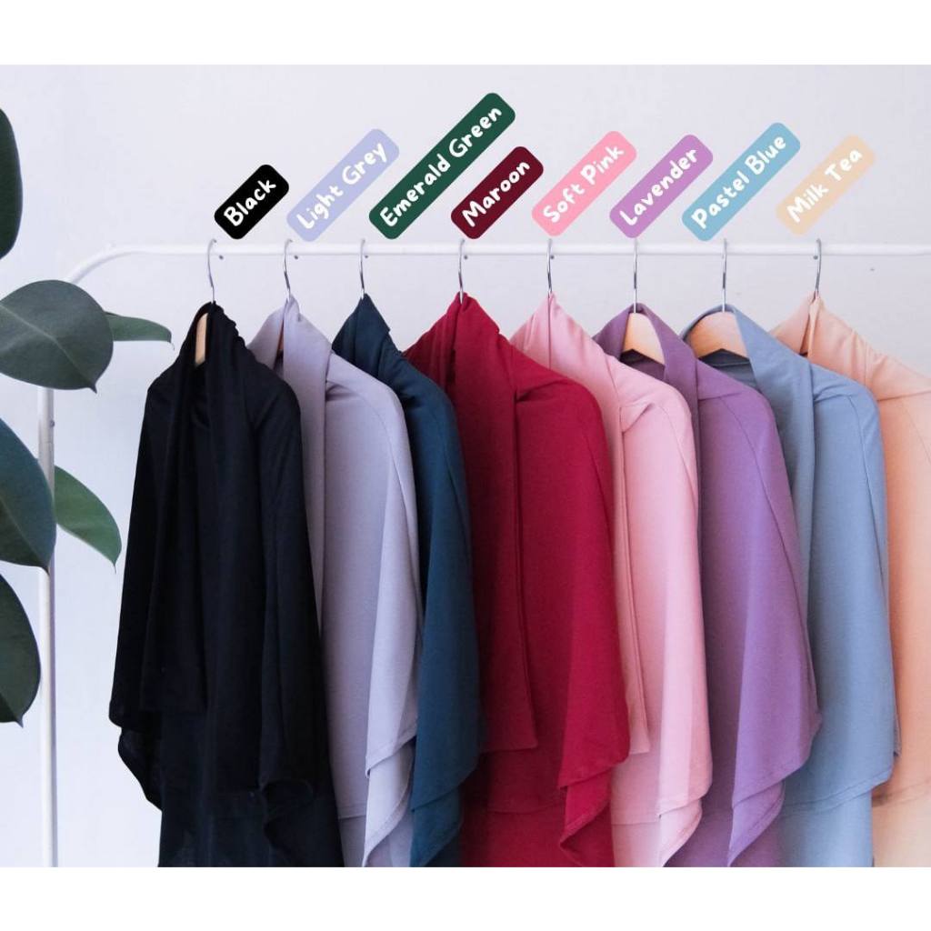 Solehah Hijab Style Moss Crepe | Shopee Malaysia