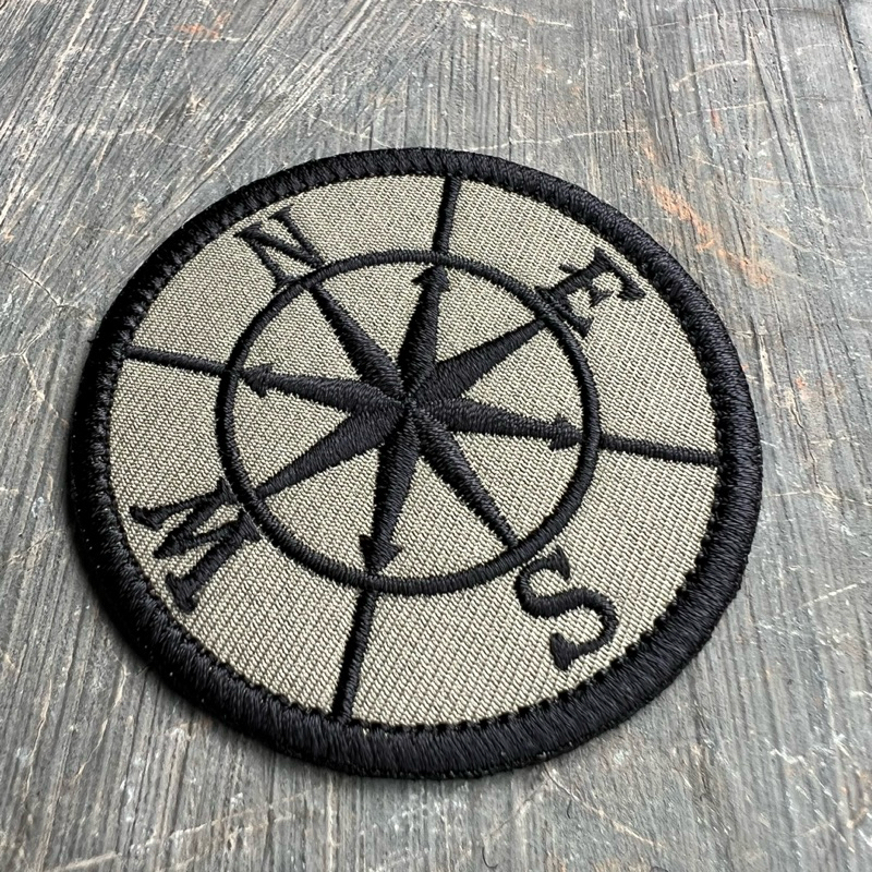 Tactical Compass Embroidered Patch | Shopee Malaysia