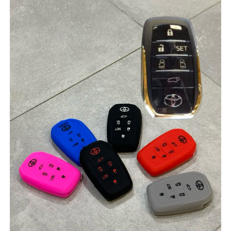 Toyota vellfire alphard remote key silicone key car cover | Shopee Malaysia