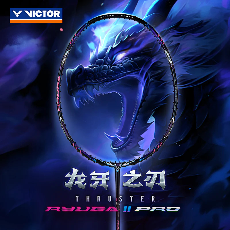 VICTOR THRUSTER RYUGA II PRO (4U/G5) Badminton Racket Original 100% ...