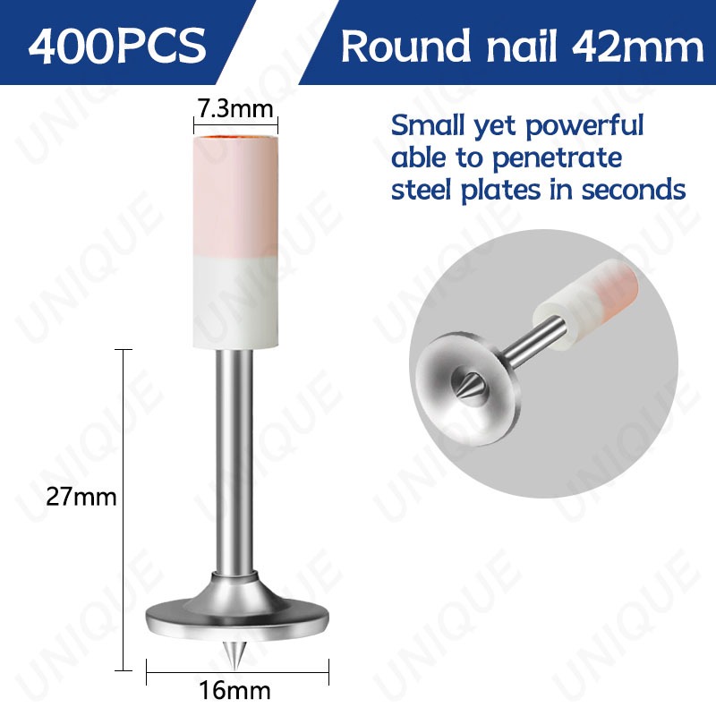 400pcs Steel Nail Gun Rivet Gun Bullet Nail Gun Concrete Fire Nail Gun ...