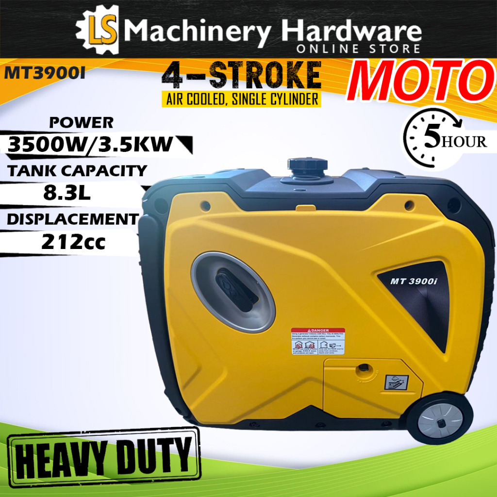 MOTO MT3900I 3500W Inverter Petrol Generator - 6 Months Warranty ...
