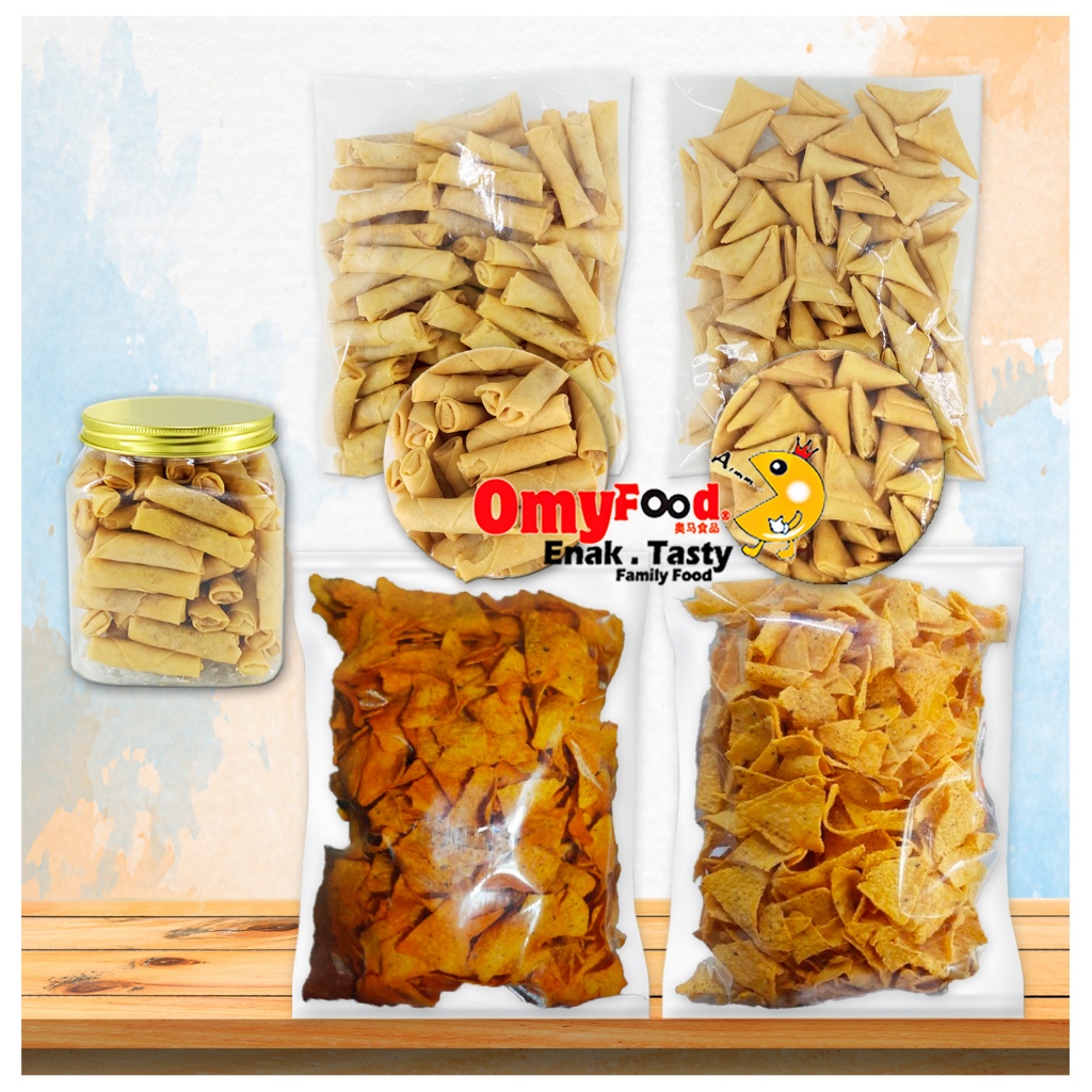 250g 300g Popia Spicy inti Udang, Popiah Sumpia Udang Pedas, Chilli ...