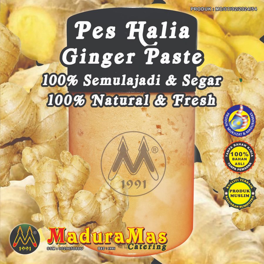 (🔥 Jualan Borong🔥) Pes Halia Giling - Ginger Paste 250g - 500g (Giling ...