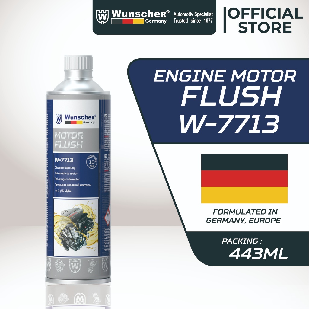WUNSCHER W-7713 Engine MotorFlush 10min Engine Flush (443ml) | Shopee Malaysia
