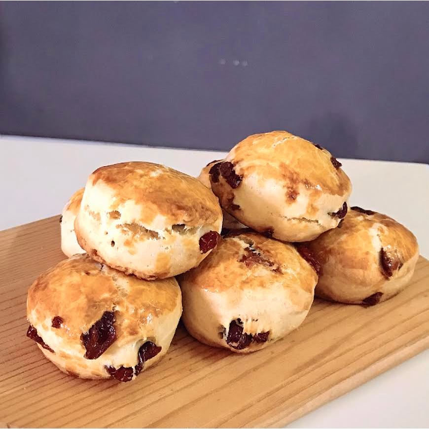 [Fresh Baked] 💯 Premium Scone with Cranberry with Strawberry Jam with ...