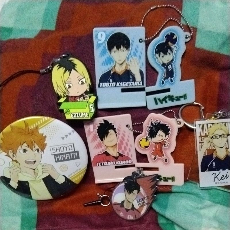 Haikyuu! official Badge and Keychain | Shopee Malaysia