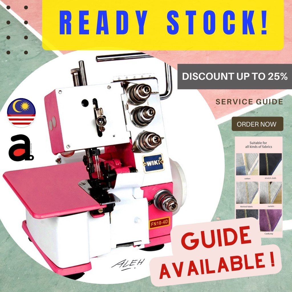 READYSTOCK MESIN JAHIT TEPI MINI PORTABLE, OVERLOCK SEWING MACHINE WIKI ...
