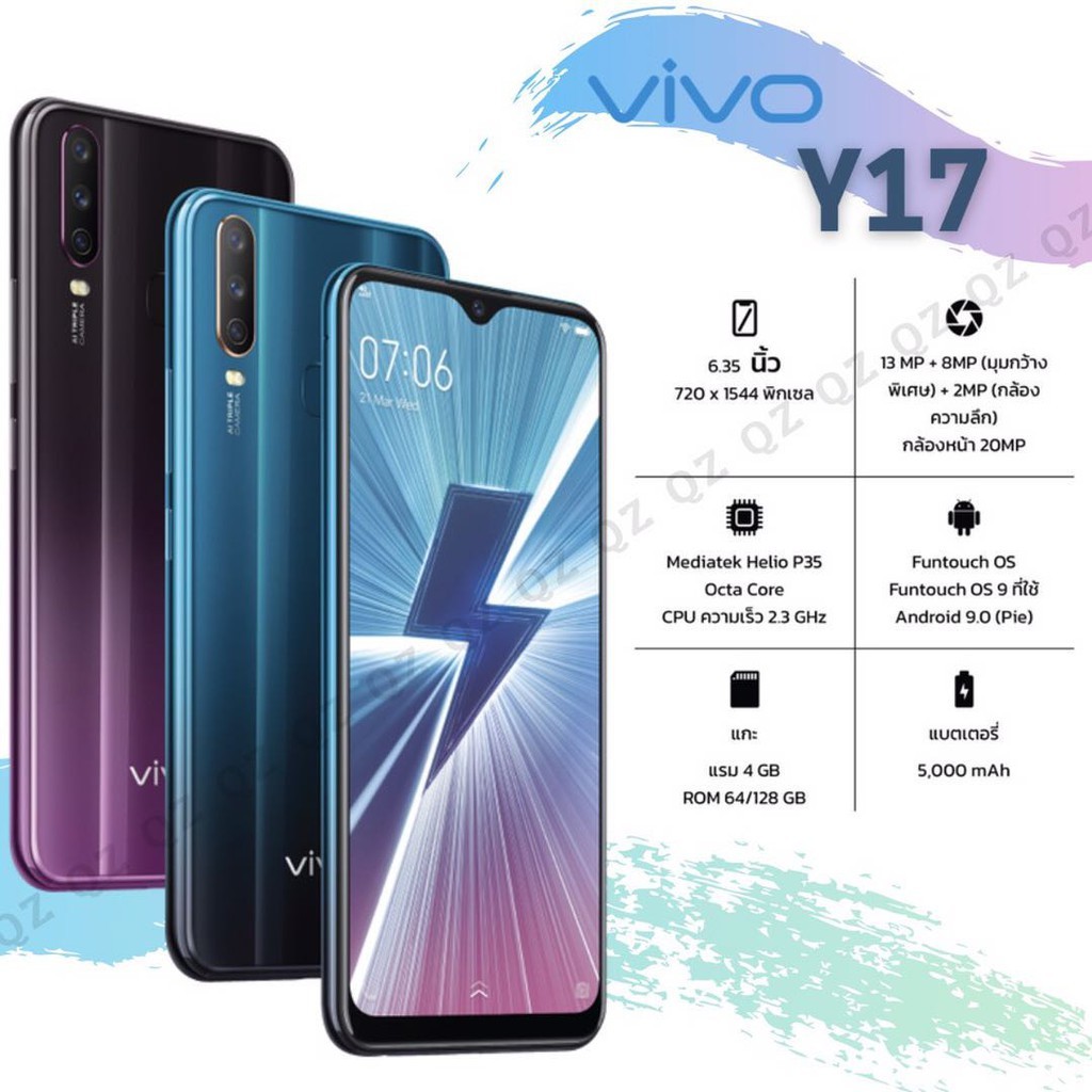 VIVO Y17 6GB +128GB (ORIGINAL NEW)SET WARRANTY 1 YEAR WARNTTY | Shopee ...