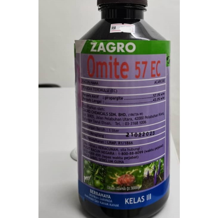 Racun Hama/ red spider Omite 57 - 1liter | Shopee Malaysia