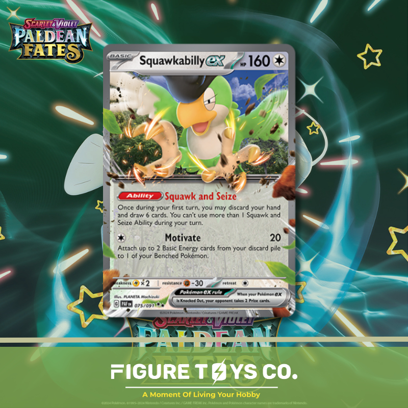 Pokemon TCG - Squawkabilly EX (075/091) EN | Shopee Malaysia
