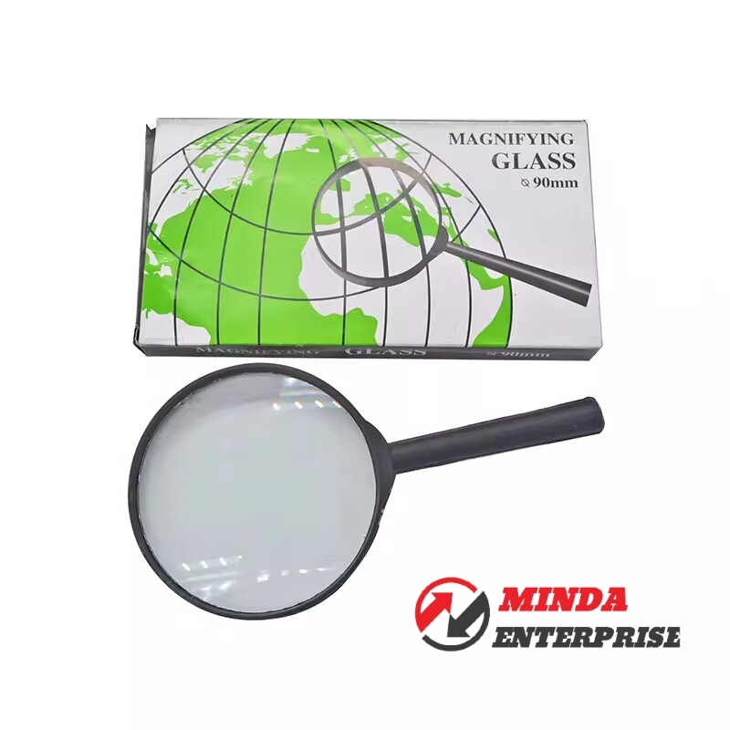 90mm Magnifying Glass ( Magnified Study Zoom, kaca pembesar ) / Kaca ...