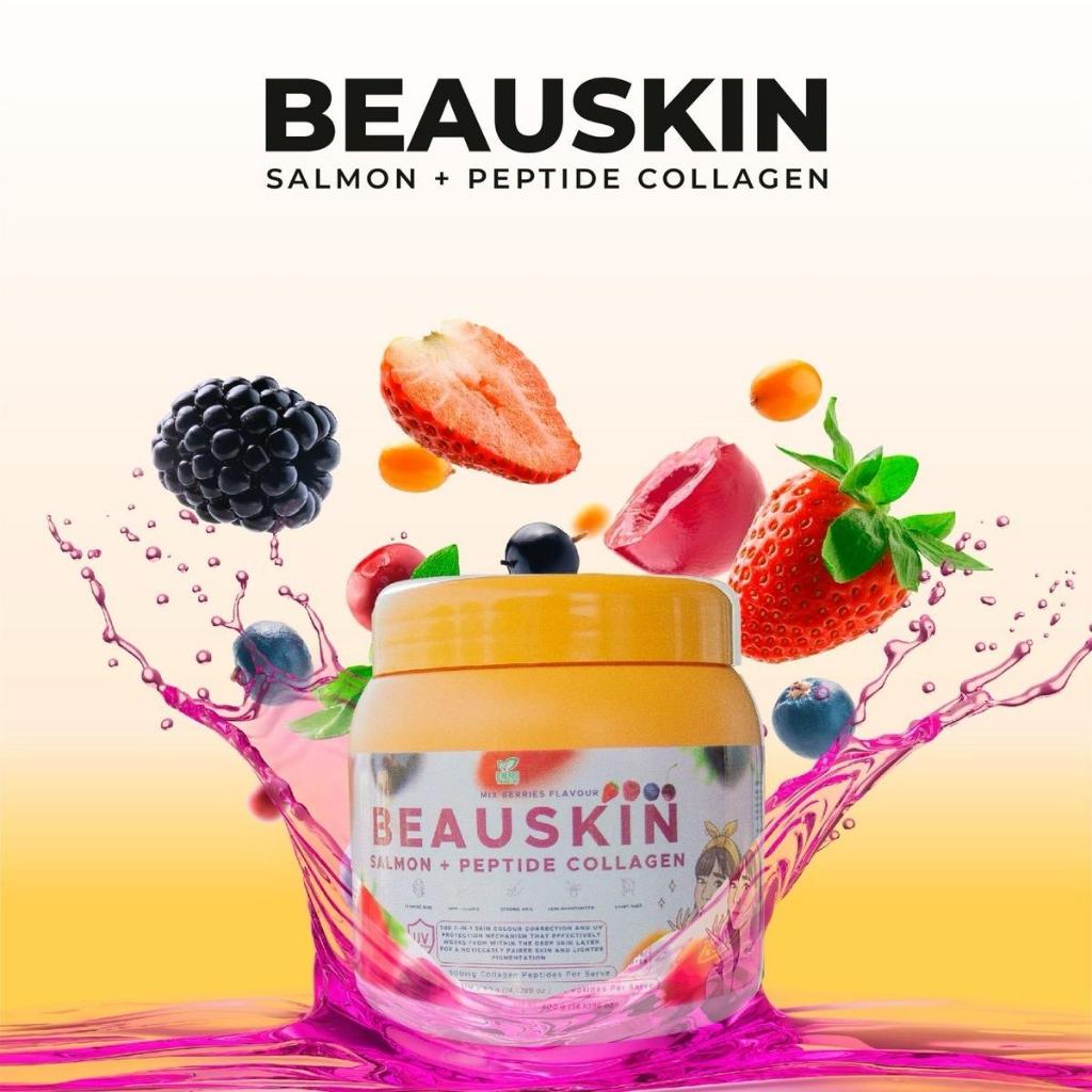 DHERBS BEAUSKIN SALMON + PEPTIDE COLLAGEN (BUY COMBO FREE GLUTA RICE ...