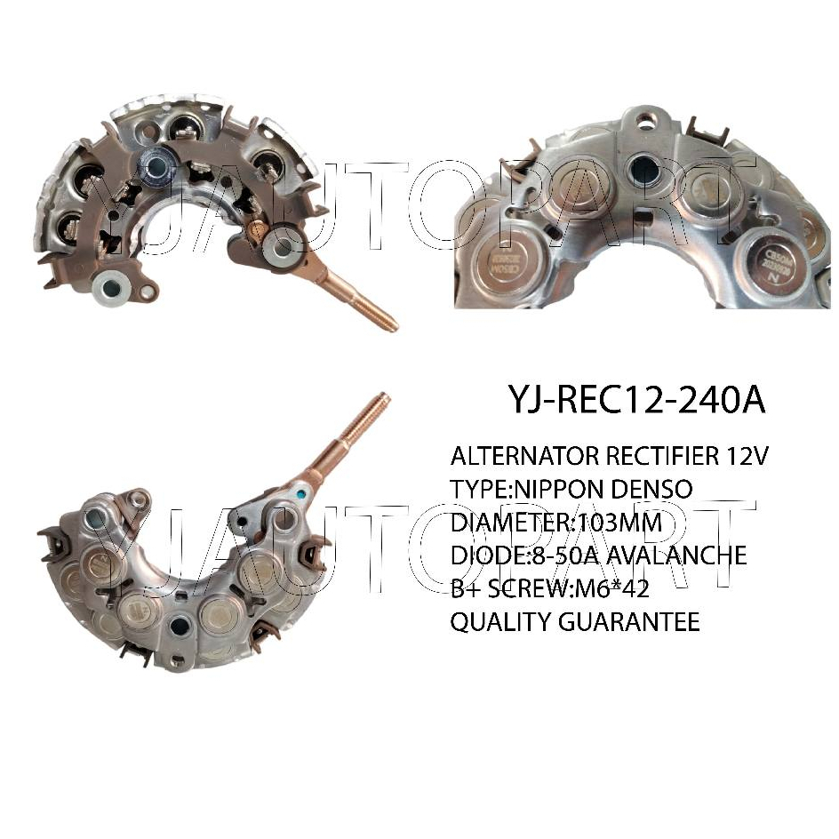 CLEAR STOCK !!! ALTERNATOR RECTIFIER TOYOTA HILUX ,3L,AE101,CAMRY(103MM ...