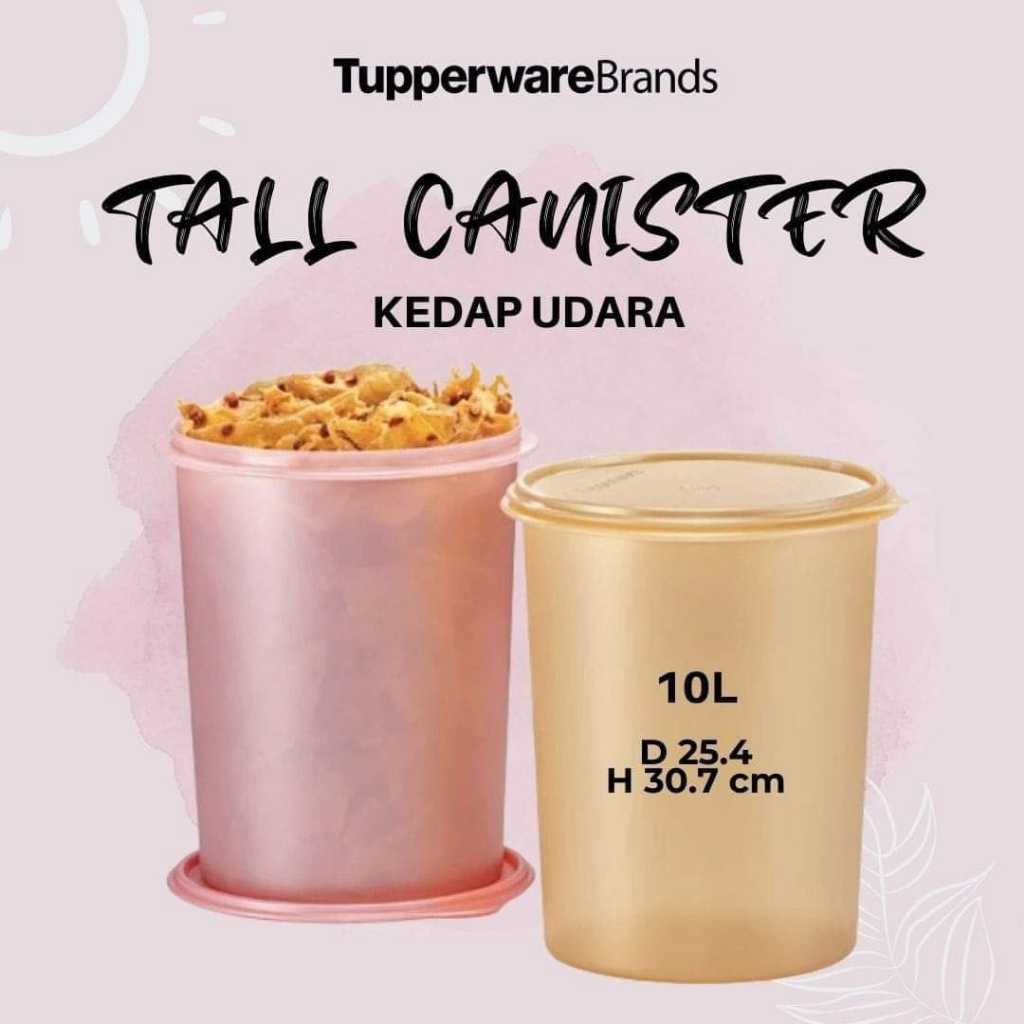 Tupperware Giant Tall Canister 10L normal Airtight Canister (Food ...