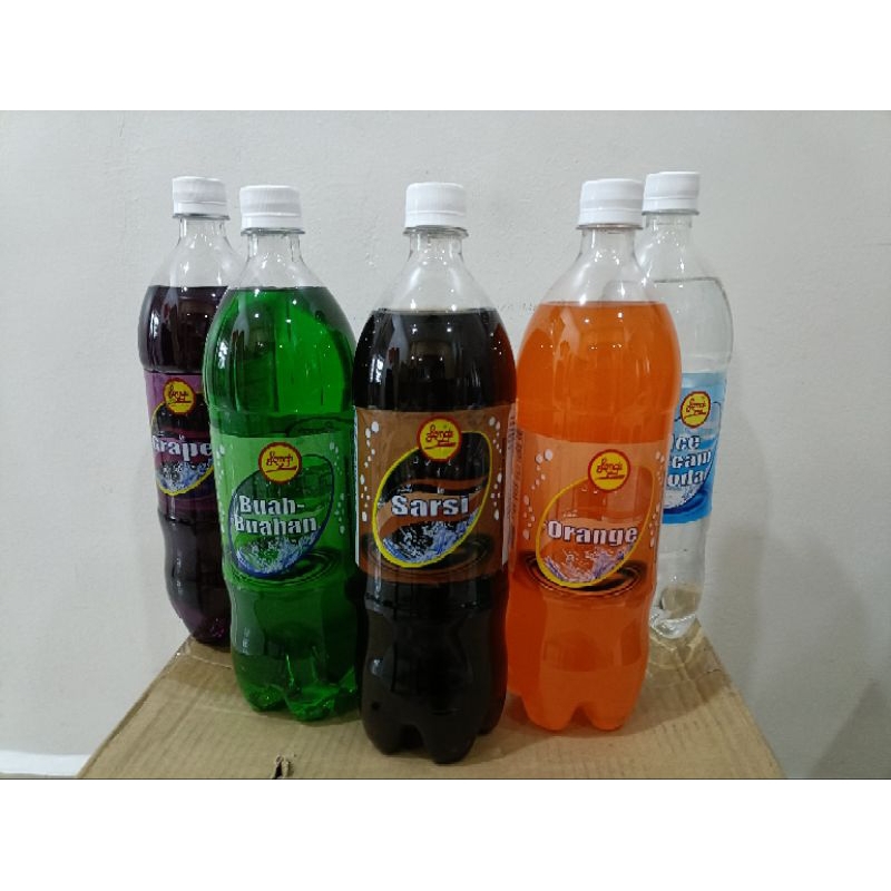 (1 carton) Long Chan Air Botol Carbonated Drinks 500ml /1.25L Sarsi ...