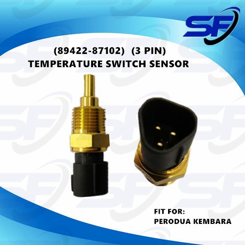 PERODUA KEMBARA TEMPERATURE SWITCH SENSOR 89422-87102 3 PIN | Shopee ...