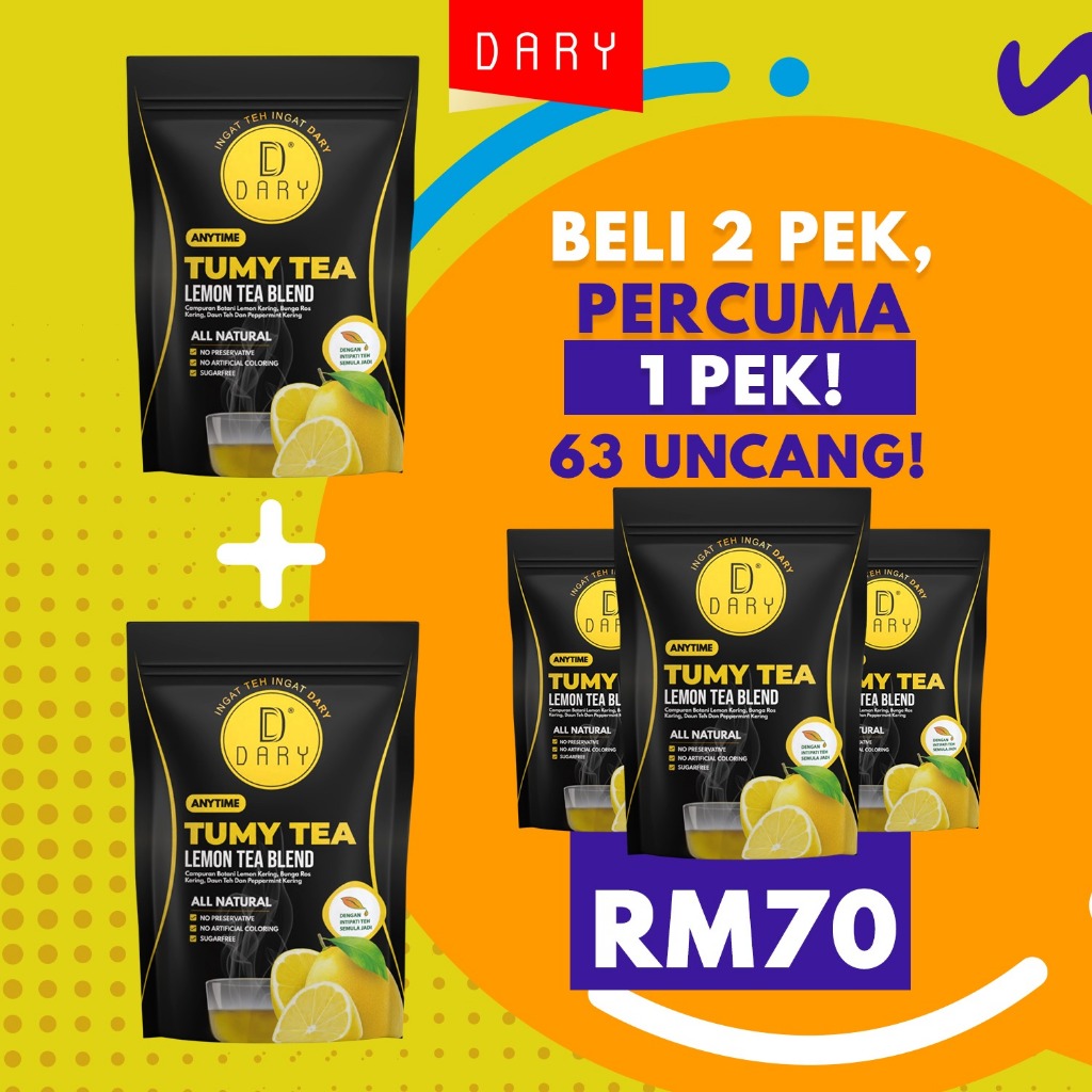 [OFFER] DARY TUMY TEA DARY SLIMMING TEA ORI SLIM LEMON DETOX TEA TEH ...