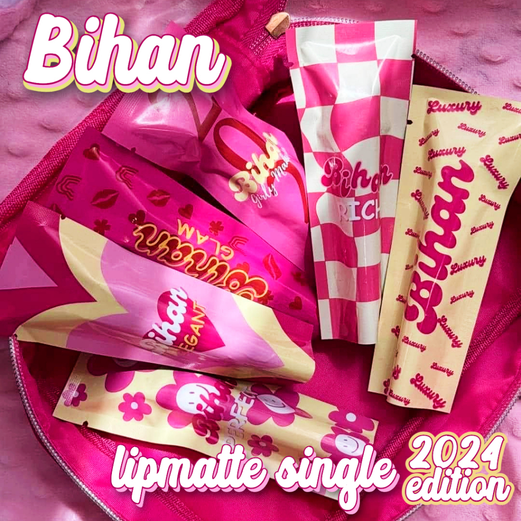 Bihan Lipmatte Single Edition 2024 / Bihan Girly Makeup BGM Liquid ...