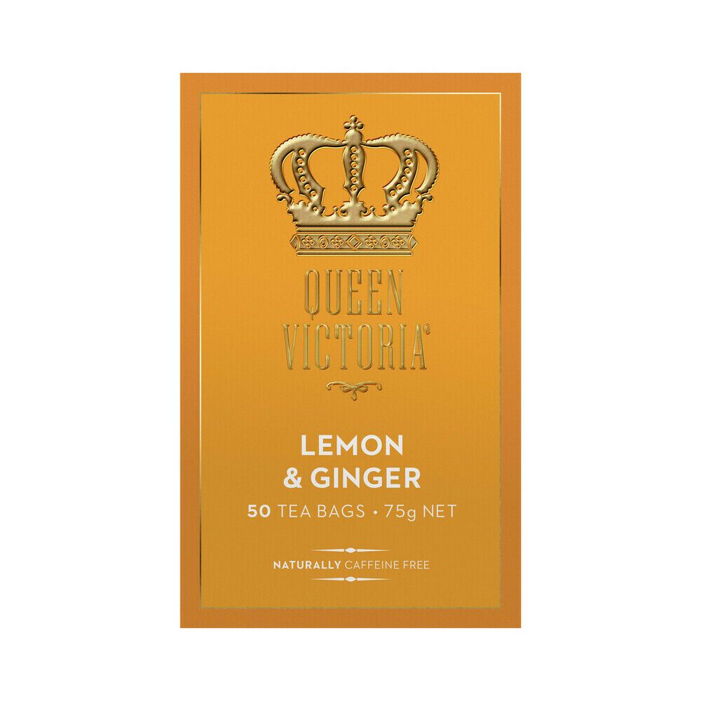 Queen Victoria Lemon and Ginger Premium Tea Bags 50 Pack | Shopee Malaysia