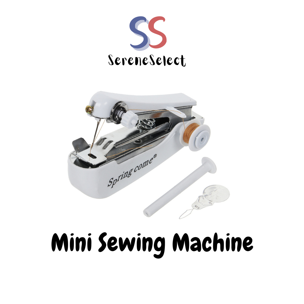 Hand Held Sewing Machine Mini Manual Small Portable Stapler Clothes ...