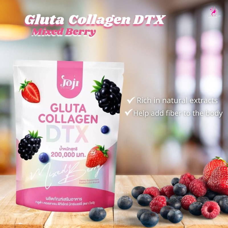 JOJI GLUTA COLLAGEN DTX 200,000 MG MIXED BERRY 🔥 | Shopee Malaysia