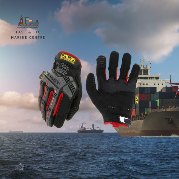 MPACT SAFETY GLOVE BLACK RED SIZE: L (IMPA CODE: 190105MLR) | Shopee ...