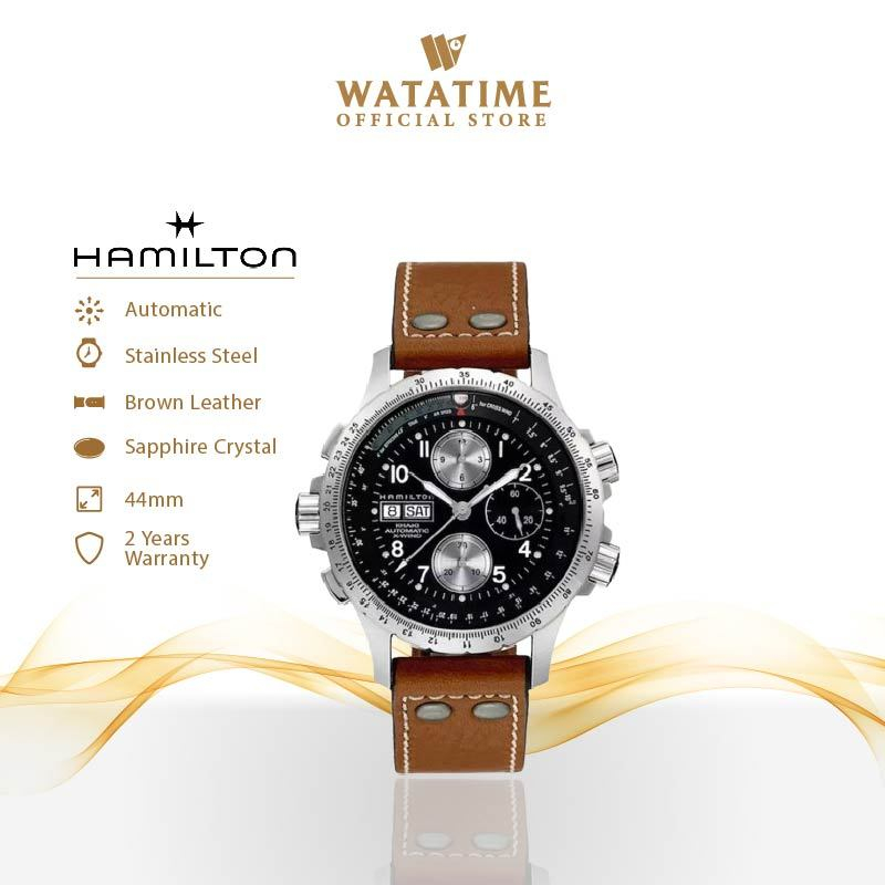 [2 Years Warranty] HAMILTON KHAKI AVIATION AUTOMATIC MEN WATCH 44mm ...