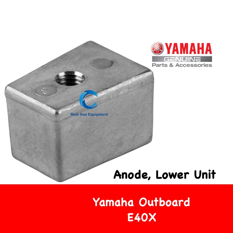 Original Lower Unit Anode for Yamaha Outboard 40HP (E40X) - 67C-45251-00 | Shopee Malaysia
