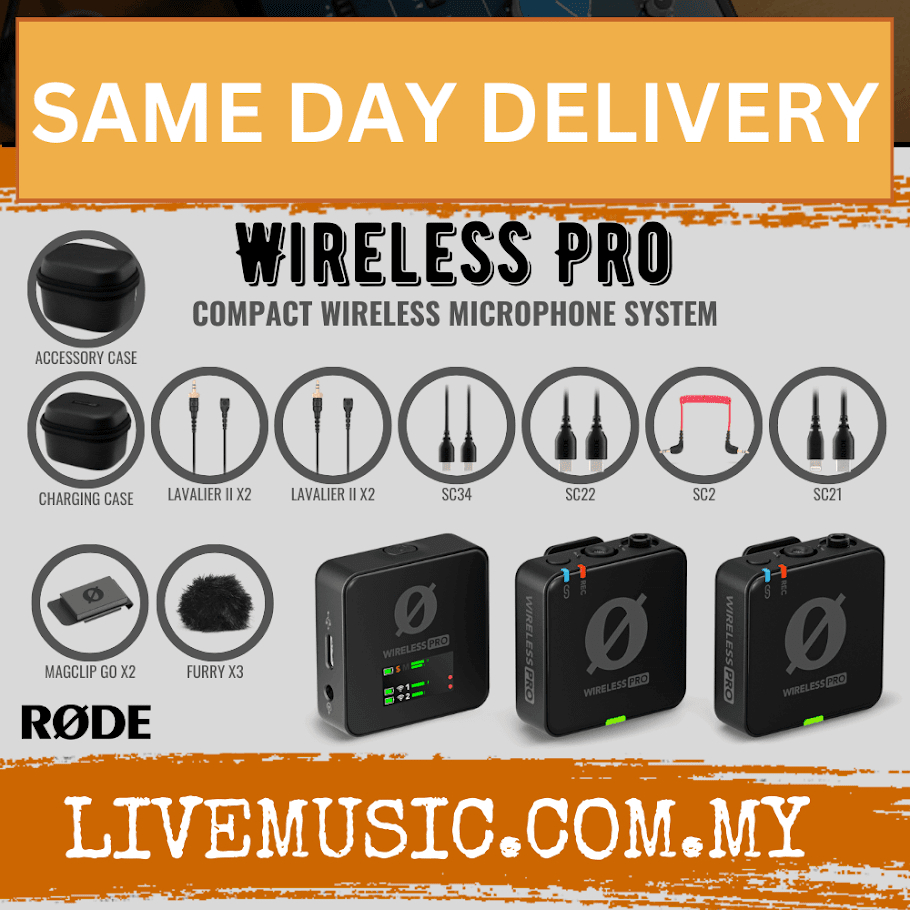 Rode Wireless Pro Compact Wireless Microphone System | Shopee Malaysia