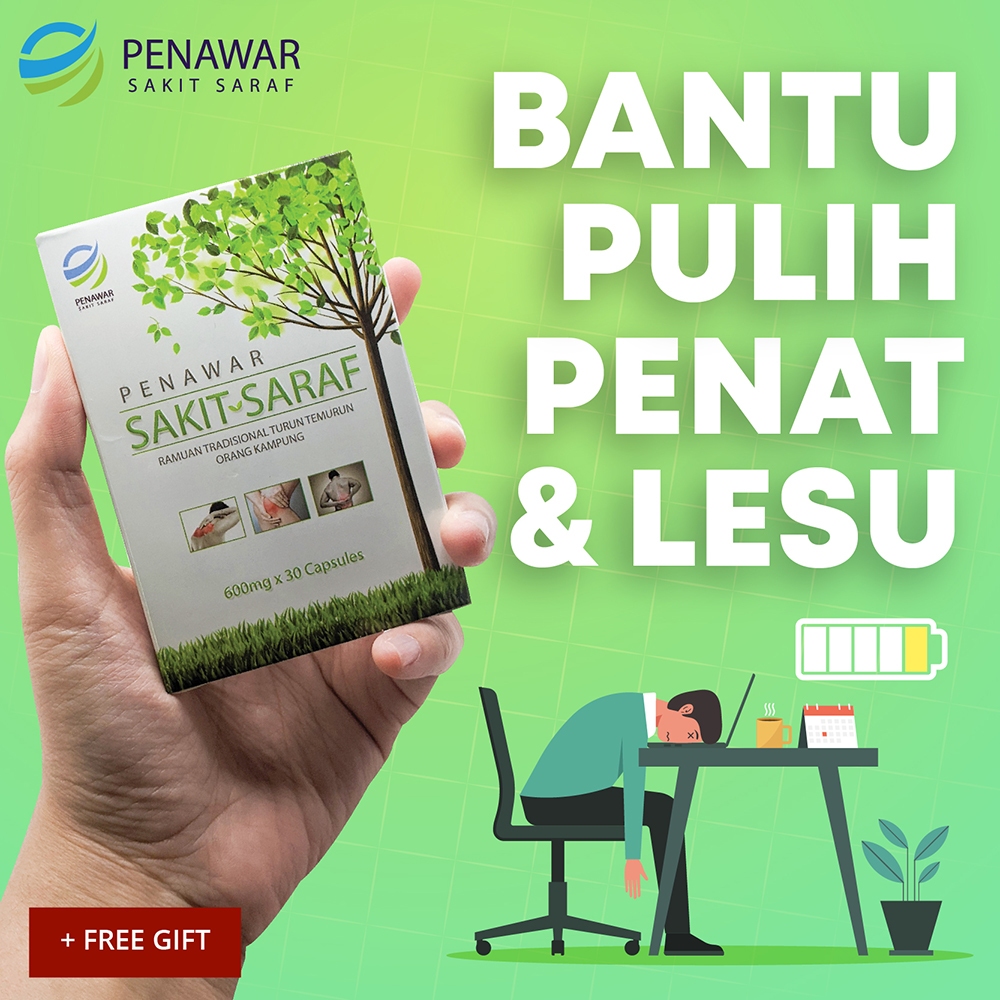 SAKIT SENDI LETIH LESU SAKIT PINGGANG GOUT KAPSUL URAT SARAF PENAWAR ...