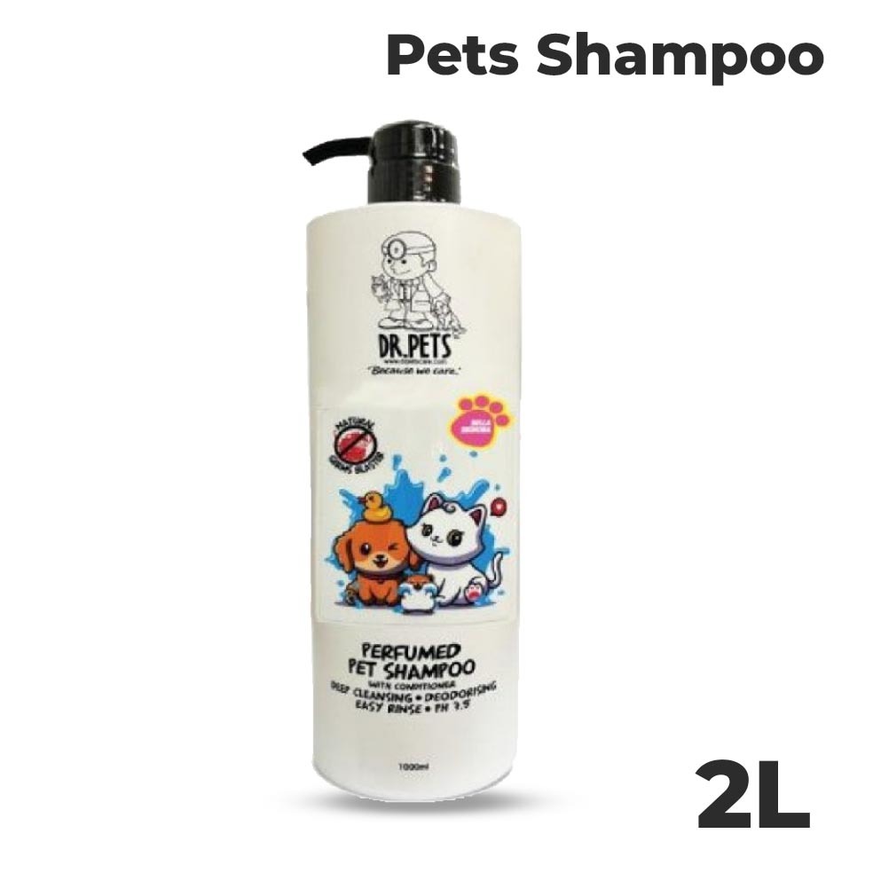 Dr Pets Natural Germs Buster Perfumed Pet Shampoo Dog Shampoo Cat Shampoo 2L | Shopee Malaysia