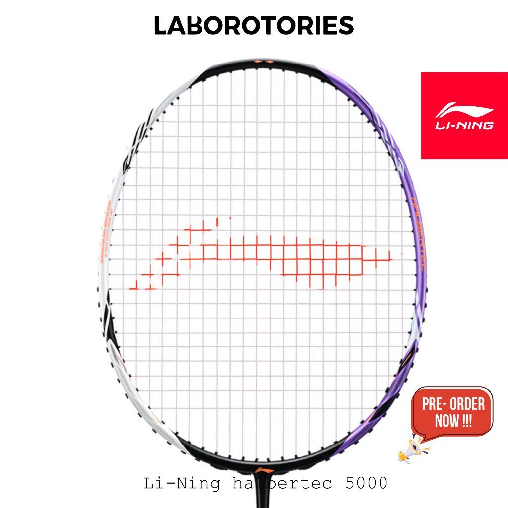 [LABOROTORIES] Li-Ning Halbertec 5000 Badminton Racket (Free bag + P.R ...