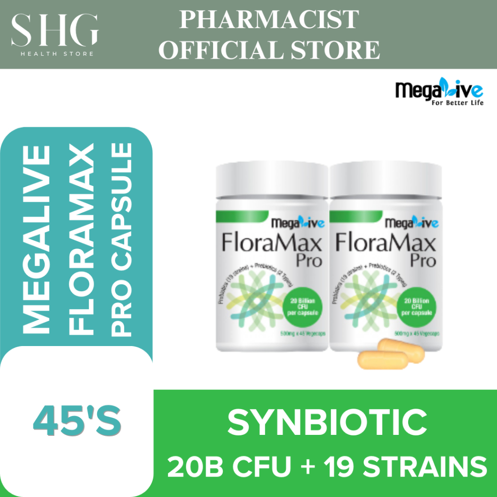 MEGALIVE FloraMax Pro | WIth 20B CFU Probiotics, 19 Strains & 2 ...